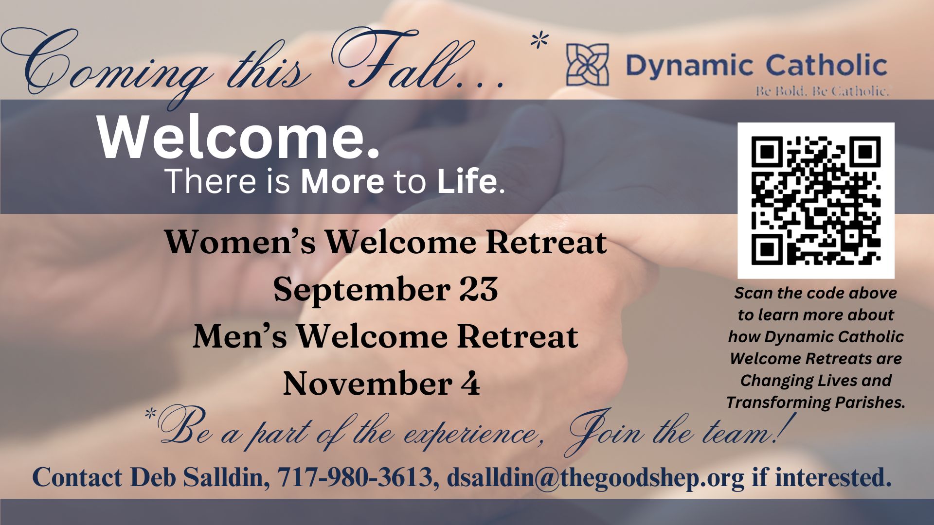 Welcome Retreats – Good Shepherd